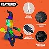 Amazon.com: Joiedomi 4FT Halloween Inflatable Witch with Build-in LED ...
