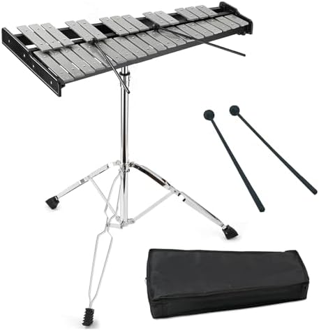 Amazon.com: Julymoda 32 Note Glockenspiel Xylophone Bell Kit ...