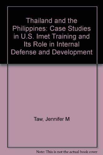 Buy Thailand and the Philippines: Case Studies in U.S. Imet Training ...
