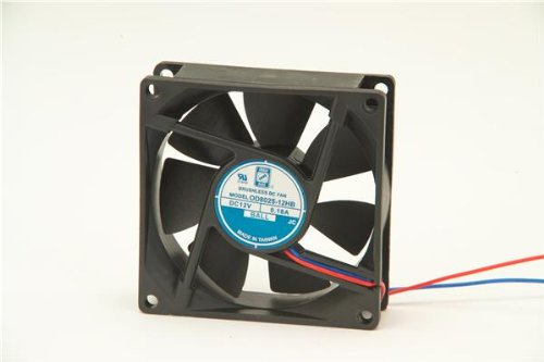 Amazon.com: Fans Fan 80x25 12VDC Ball Wire 40cfm 35dBA (1 piece ...