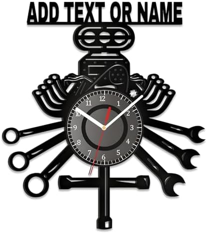Amazon.com: ZQJYQ Personalized Garage Wall Clock, Garage Metal Sign Car ...