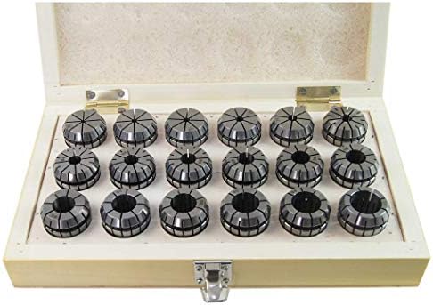 KATSU ER32 Spring Collet Set 18 Pieces 3-20mm Gripping Range Precision ...