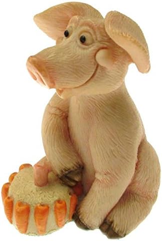 Collectible World Studios Pig Ornament Pig Figurine Piggin Happy ...
