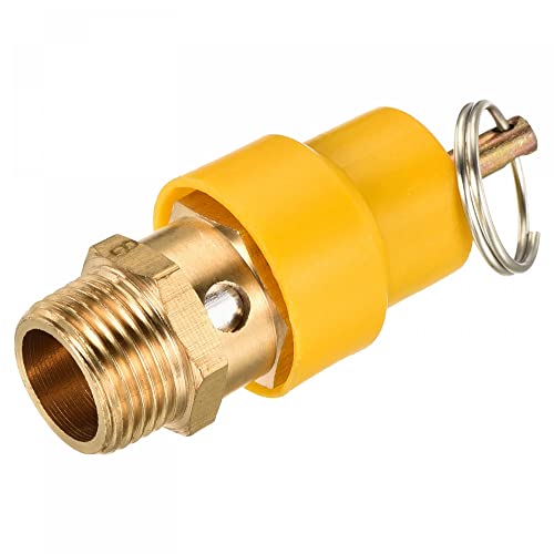 uxcell Air Compressor Pressure Valve Release 3/8PT Male Threaded 225 ...
