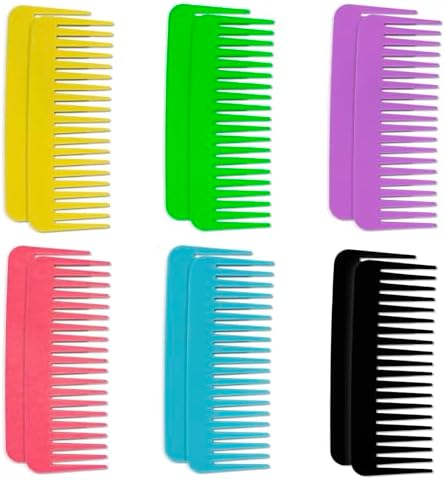 Amazon.com : 12 Pcs Wide Tooth Combs Large Tooth Combs for Wet Hair ...