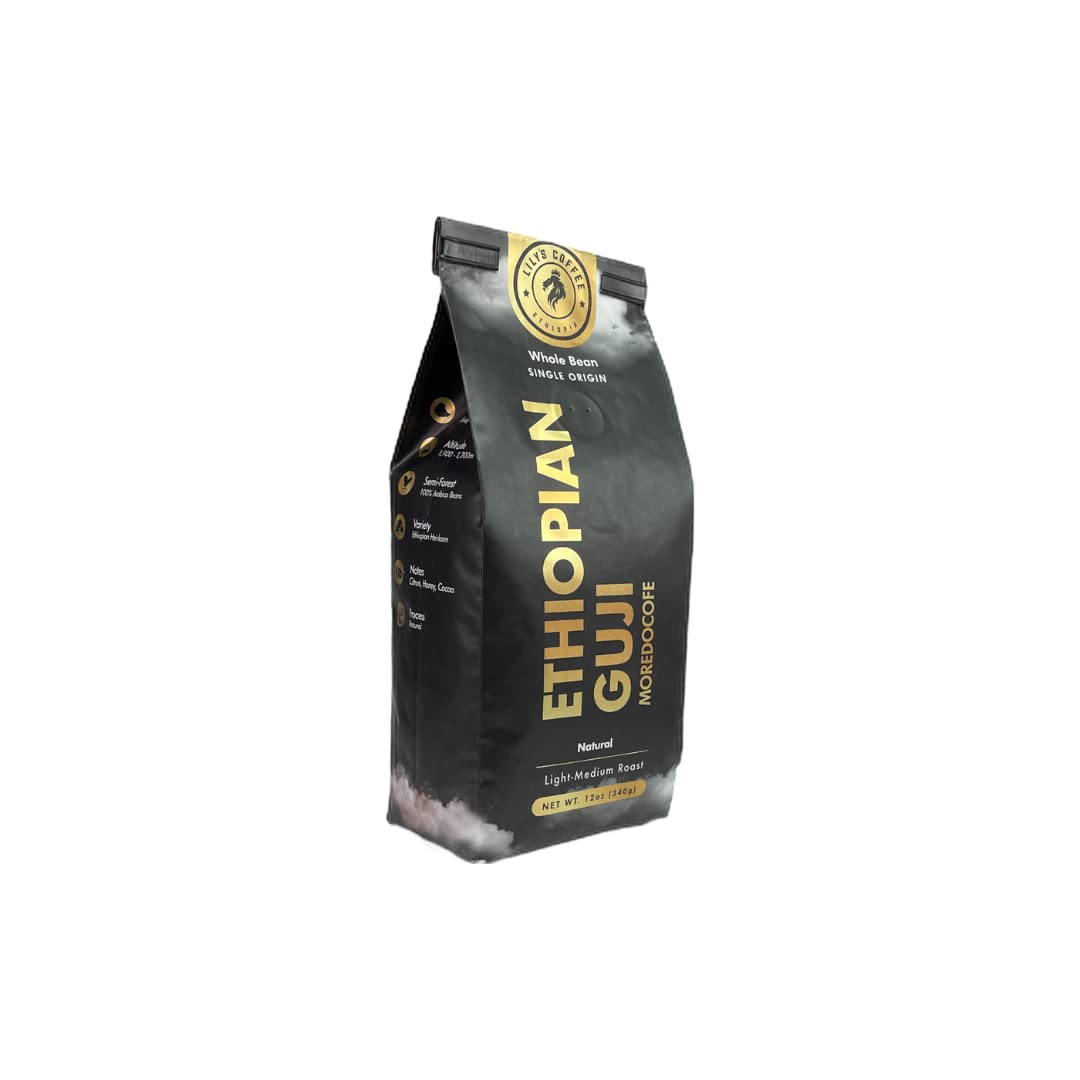 Amazon.com : Lily's Coffee, Ethiopian Specialty Guji Coffee, Natural ...