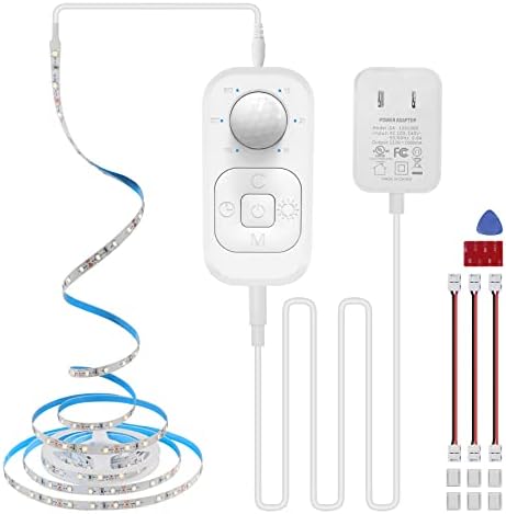 Motion Sensor Under Cabinet Lights - Plug-in LED Strip Lights Indoor ...