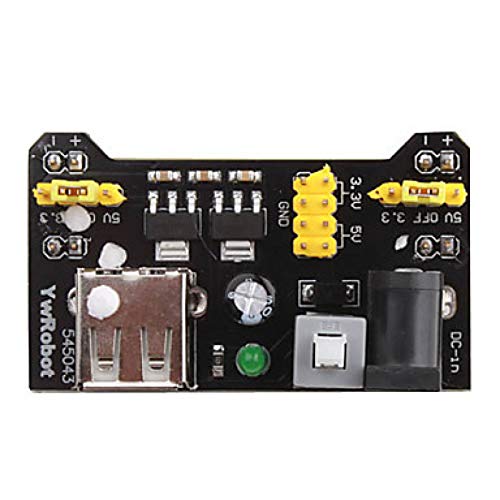 ROBODUINO Breadboard Power Supply Module, 3.3V/5V, for Microcontrollers ...