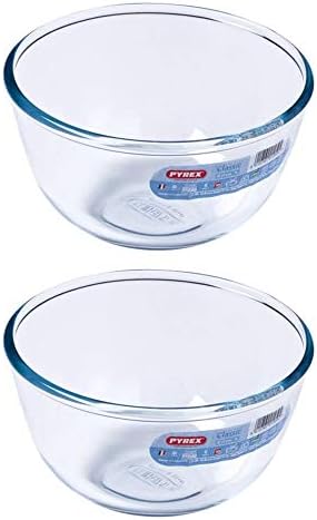 Pyrex Classic Round Glass Bowl Ovenproof and Microwave Safe 0.5 Litre ...