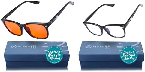 Amazon.com: Sleep ZM Day + Night Blue Light Glasses Bundle Produce ...