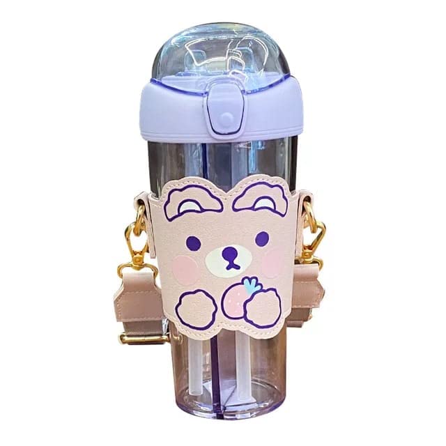 Large Capacity Double Storage Compartment Water Bottles with Plastic ...