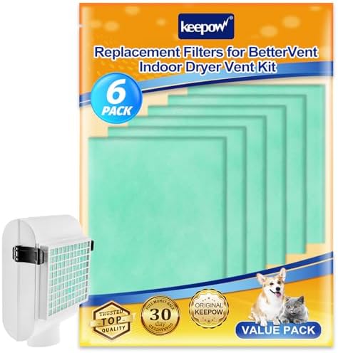 Amazon.com: KEEPOW Polyester Dryer Replacement Filters Compatible with ...