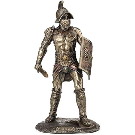 Amazon.com: Veronese Design 10 1/4" Tall Spartacus Roman Gladiator ...