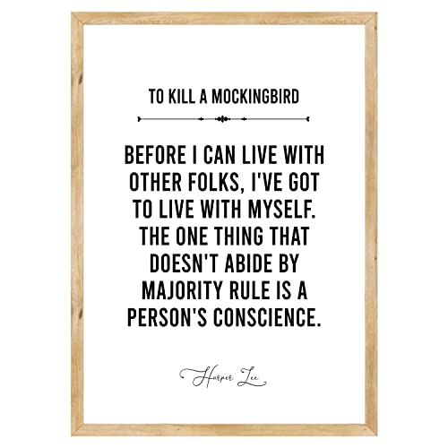 Amazon.com: To Kill a Mockingbird, Harper Lee, Inspirational Book Page ...