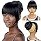 Amazon.com : VAVANGA Gray Bun & Bangs Set 2PCS - Salt and Pepper Grey ...