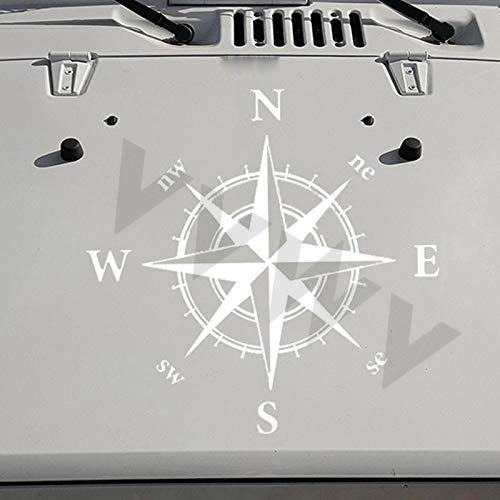 VVWV Compass Stickers and Decals Exterior for Mahindra Thar Gypsy Hood ...