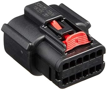 Amazon | Molex 自動車用コネクタ 12極 メス 22A 黒 ワイヤ取付 33472-1206 | ICソケット・プラグ | 産業 ...