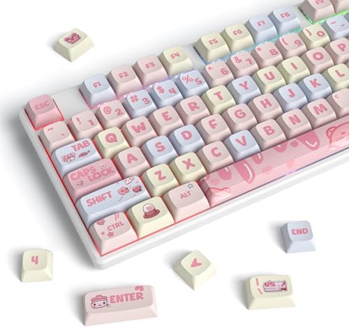 Amazon.com: XDA PBT Key Cap, Dye Sublimation Custome Key Cap Set for ...