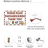 Amazon.com: ALKB 8x12 Inch Rust-Free Aluminum Package Delivery Sign for Outdoor Use - Please ...