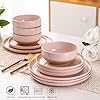 Amazon.com | AmorArc Ceramic Dinnerware Sets for 4, 12 Pieces ...