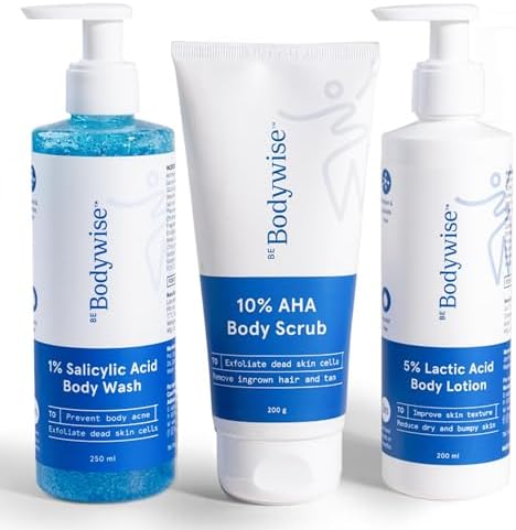 Be Bodywise Strawberry Skin Pack | With 1% SA Body Wash, 5% Lactic Acid ...
