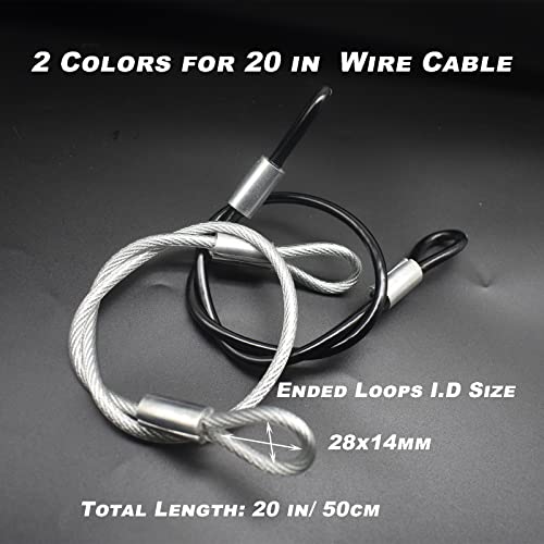 Snapklik.com : Bytiyar 4 Pcs 20 Inch (50cm) 5mm Thickness Galvanized ...