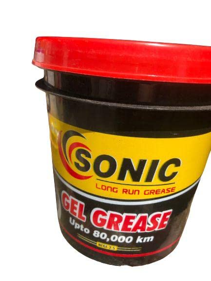 Sonic multipurpose gel grease 1 kg long run upto 80000km ngl5 : Amazon ...