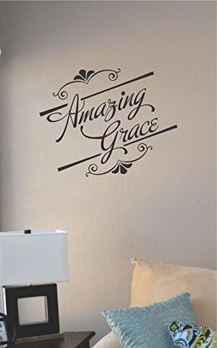 Amazon.com: JS Artworks Amazing Grace Vinyl Wall Art Decal Sticker ...
