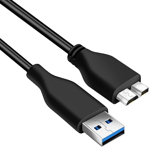 ALRITO USB 3.0 A to Micro B SuperSpeed Cable 1feet USB 3.0 Cable A to ...
