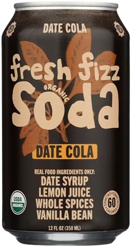 Amazon.com : Fresh Fizz Organic Soda, Date Cola, Kosher, Paleo Friendly ...