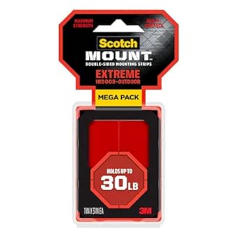 Amazon.com: Scotch-Mount Extreme Double Sided Mounting Strips Mega Pack ...
