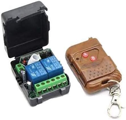 DHRUVPRO DC 12v 2CH Channel Wireless-RF Remote-SET Control Switch ...
