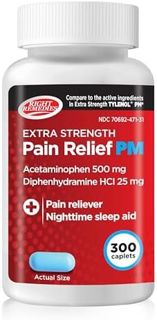 Amazon.com: Right Remedies Extra Strength Pain Relief PM & Nighttime ...