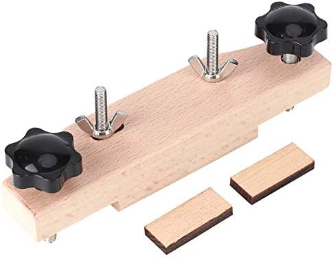 Amazon.com: Maple Guitar Bridge Clamp Set with Wrench and Cork Gaskets ...