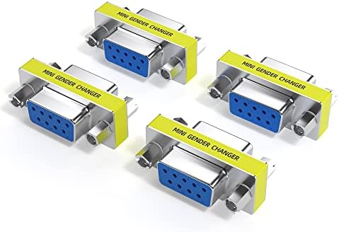 Amazon.com: Arnorin DB9 Null Modem Adapter Male to Female Slimline Data Transfer Serial Port ...