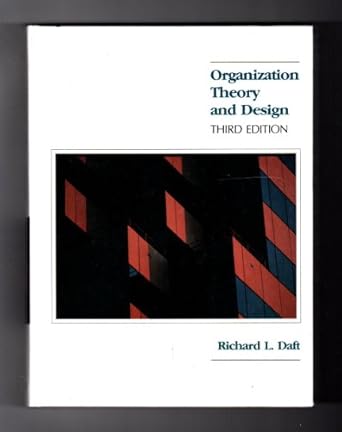 Buy Organization Theory and Design Book Online at Low Prices in India ...