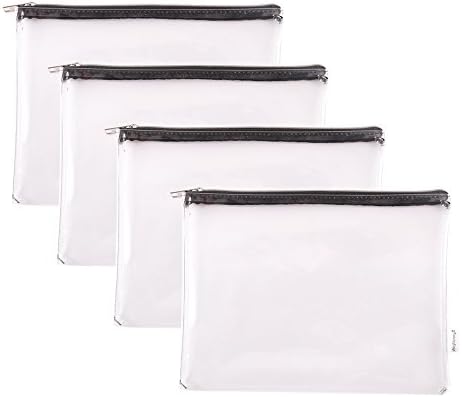 Amazon.com: Augbunny Zipper Clear Vinyl Security Bank Deposit Utility ...