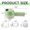 Amazon.com: 4 in 1 Portable Electric Vegetable Cutter Set Mini Food ...