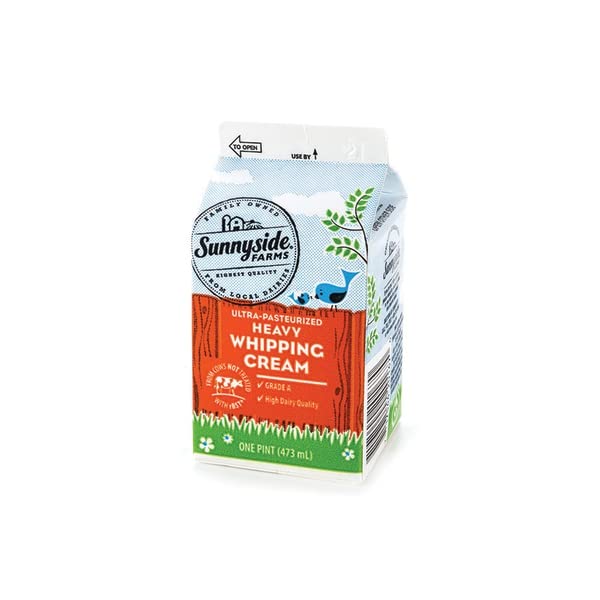 Amazon.com: Sunnyside Farms, Heavy Whipping Cream, 16 Fl Oz : Grocery ...