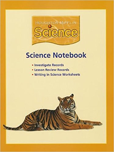 Science, Notebook Consumable Level 5: Houghton Mifflin Science California (Hm Science 2006 ...