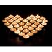 8 hour Tea lights Candles (100 Pack) - White Long Lasting Tea Lights ...