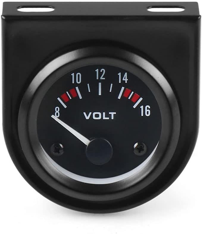 Amazon.com: 2" 52mm 12V DC Mechanical White LED Car Auto Volt Voltmeter ...