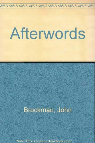 Afterwords: Brockman, John: 9780385015547: Amazon.com: Books