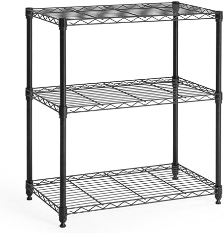 Standing Shelf Units, 36" W x 14" D x 32" H Metal Storage Shelves ...