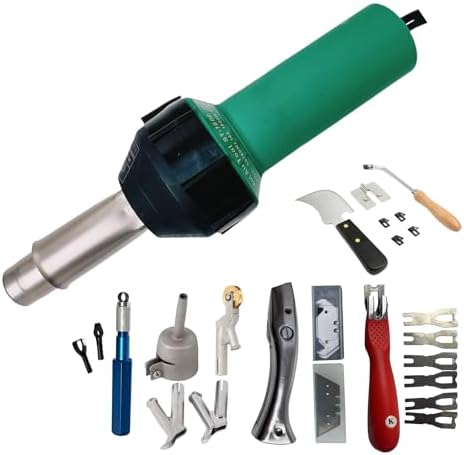 110V 1600W Hot Air Plastic Welder Hand Held Heat PVC Vinyl Linoleum ...