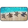 Amazon.com: Beach Wooden Turtle Kitchen Mat Cushioned Anti-Fatigue ...