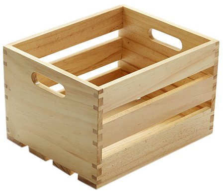 Amazon.com: American Metalcraft WTN10 Crate, Wood, 8" Height, 12-1/2 ...