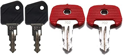 4 Pcs Ersatz 802 Zündschlüssel 801 Starterschlüssel 701 Plant Keys 702 ...