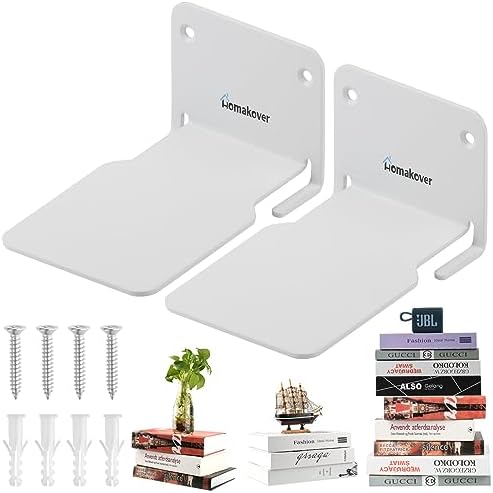 Amazon.com: Baffect Invisible Floating Bookshelves, Set of 4 Concealed ...