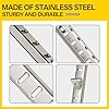 Amazon.com: 6 Pcs 36 Inch Shelf Pilaster Adjustable Shelf Brackets ...